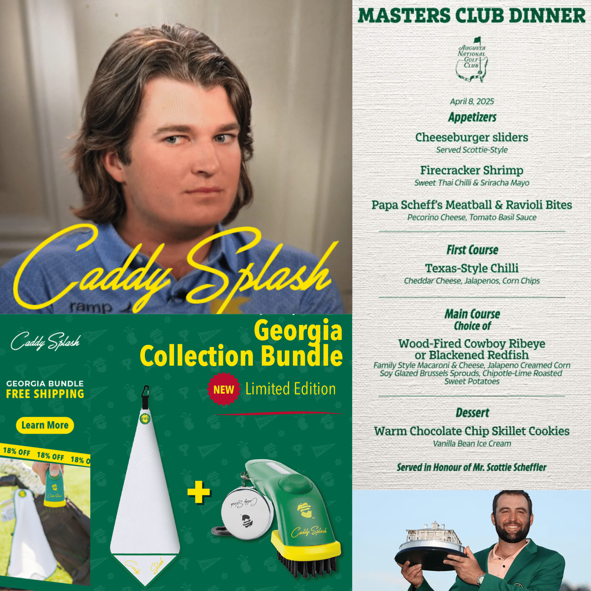 Inside the Masters Champions Dinner: Scottie’s 2025 Menu & Who Actuall ...