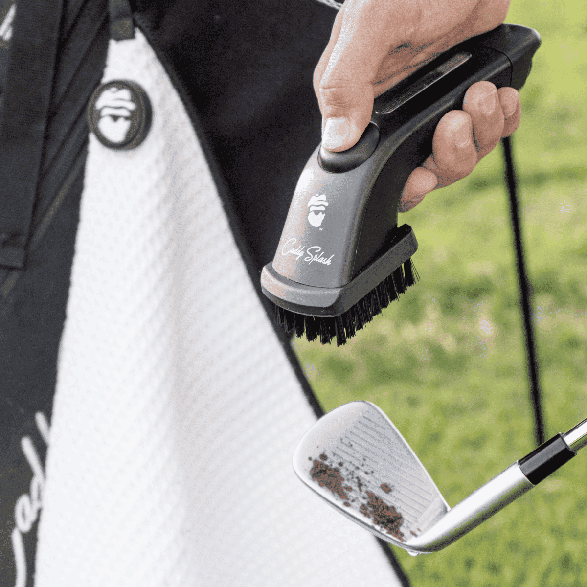 "The Golf Water Scrub Club Brush" by Caddy Splash – Caddy Splash