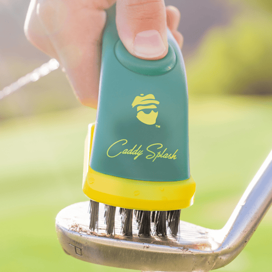 "The Golf Water Scrub Club Brush" by Caddy Splash – Caddy Splash