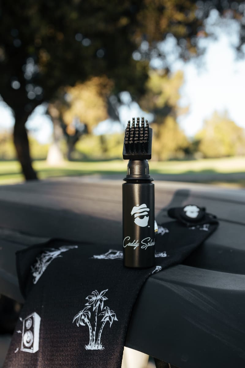 "The Golf Water Scrub Club Brush" by Caddy Splash – Caddy Splash
