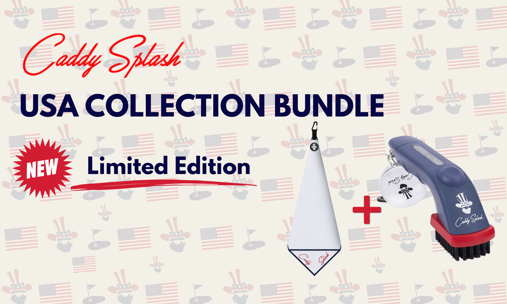 "The Golf Club Water Brush Cleaner" by Caddy Splash – Caddy Splash